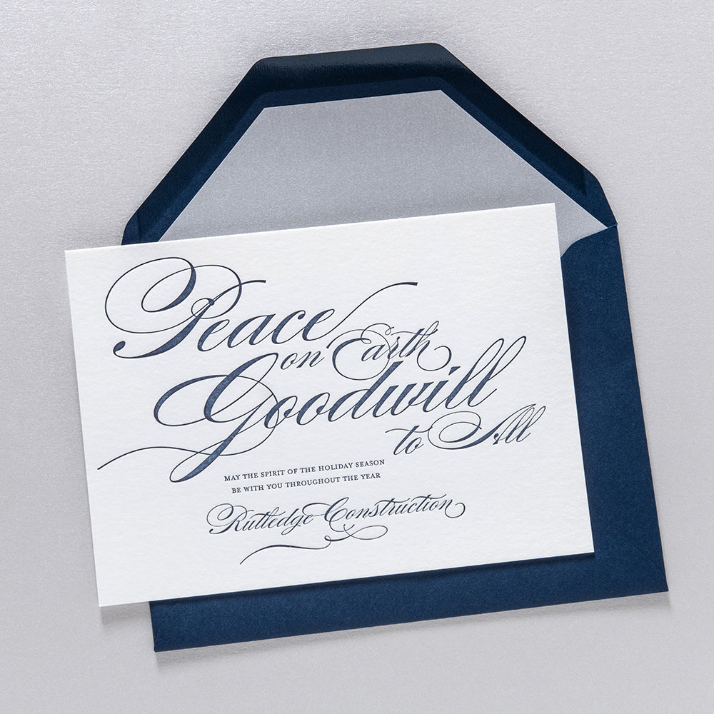 Goodwill Holiday Card – Biba Letterpress Studio