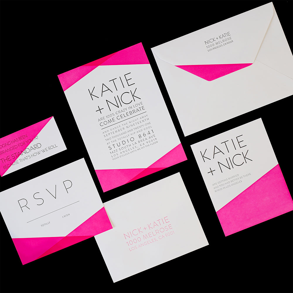Katie + Nick Wedding Invitation | Creative Wedding Invitations – Biba ...